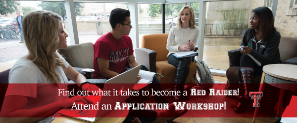 Application Workshops | Undergraduate Admissions | TTU