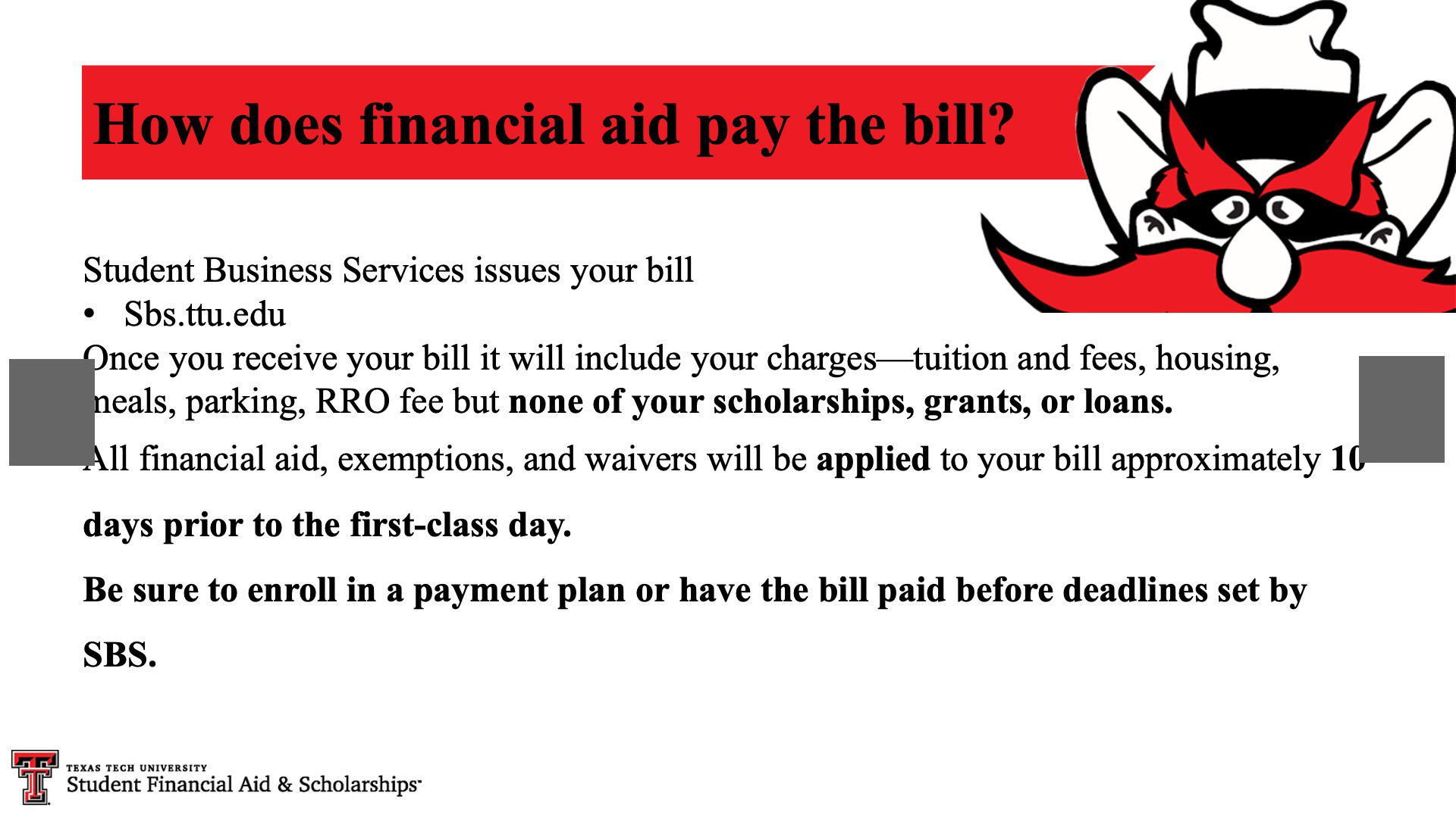 Resources | Financial Aid Home | TTU