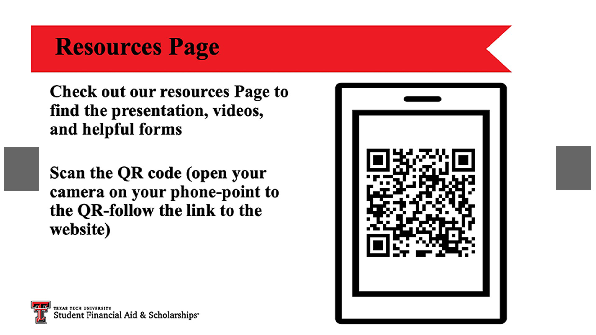 Resources | Financial Aid Home | TTU