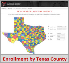 Texas Tech University Interactive Map | Institutional Research | TTU