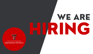 Employment Opportunities | Operations Division | TTU