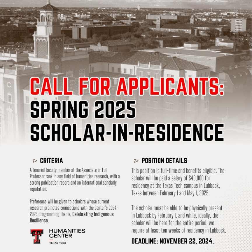 Humanities Center at Texas Tech | Office of the Provost | TTU