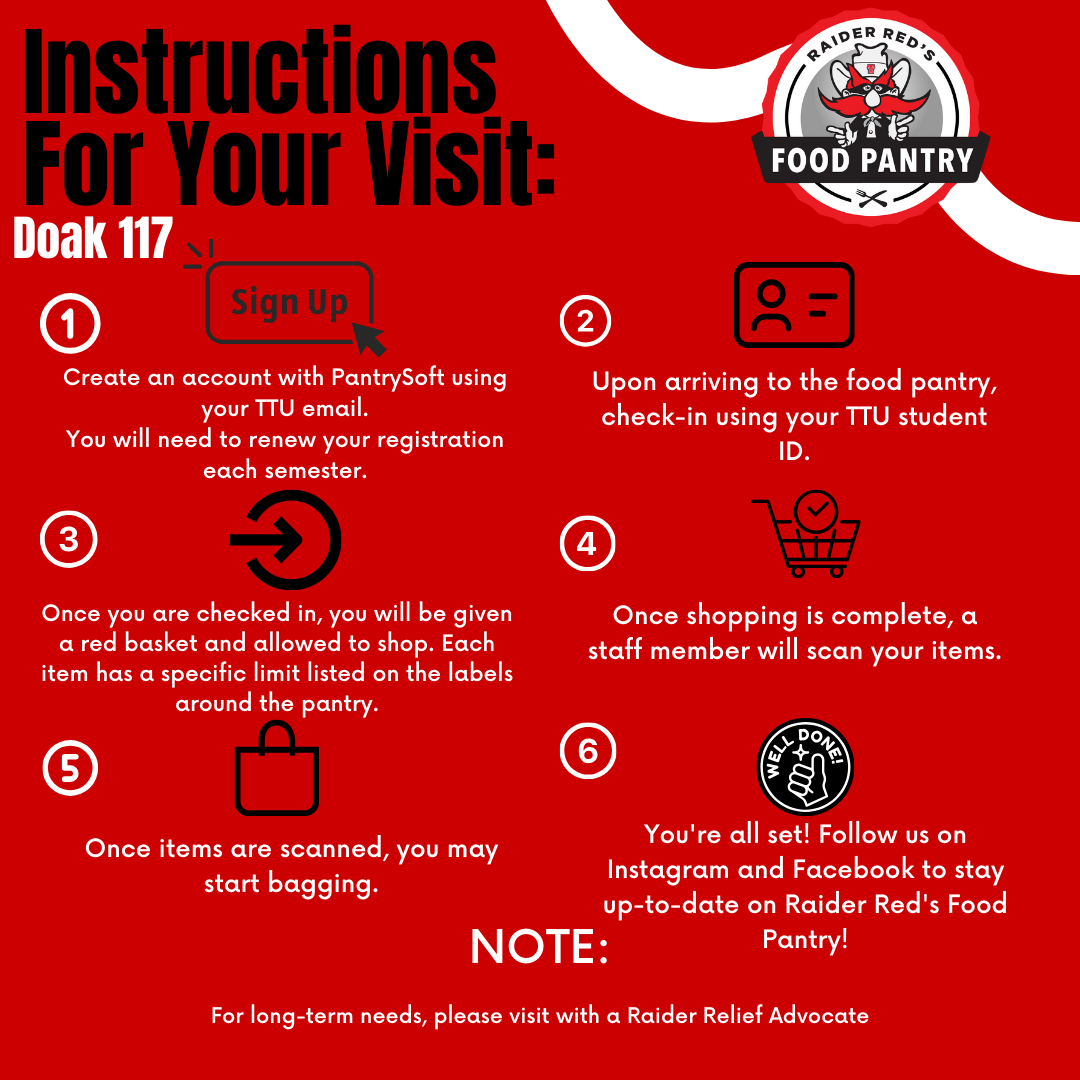 Raider Red's Food Pantry | Raider Relief - Advocacy and Resource Center ...