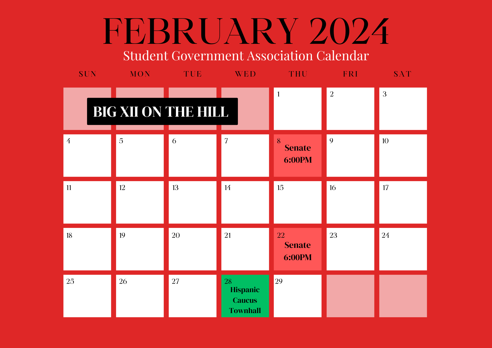 Welcome | Student Government Association | TTU