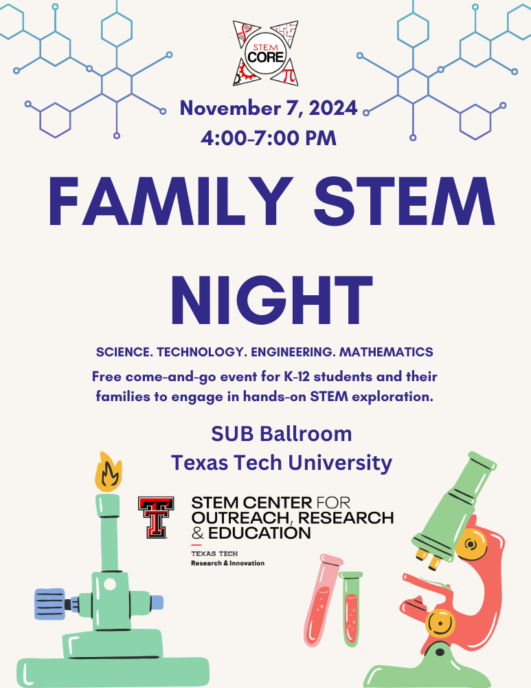 Family STEM Night | STEM CORE | TTU
