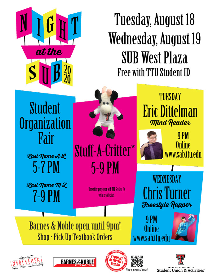 Night at the SUB | Student Activities Board | Student Union ... Night at the SUB | Student Activities Board | Student Union ...
