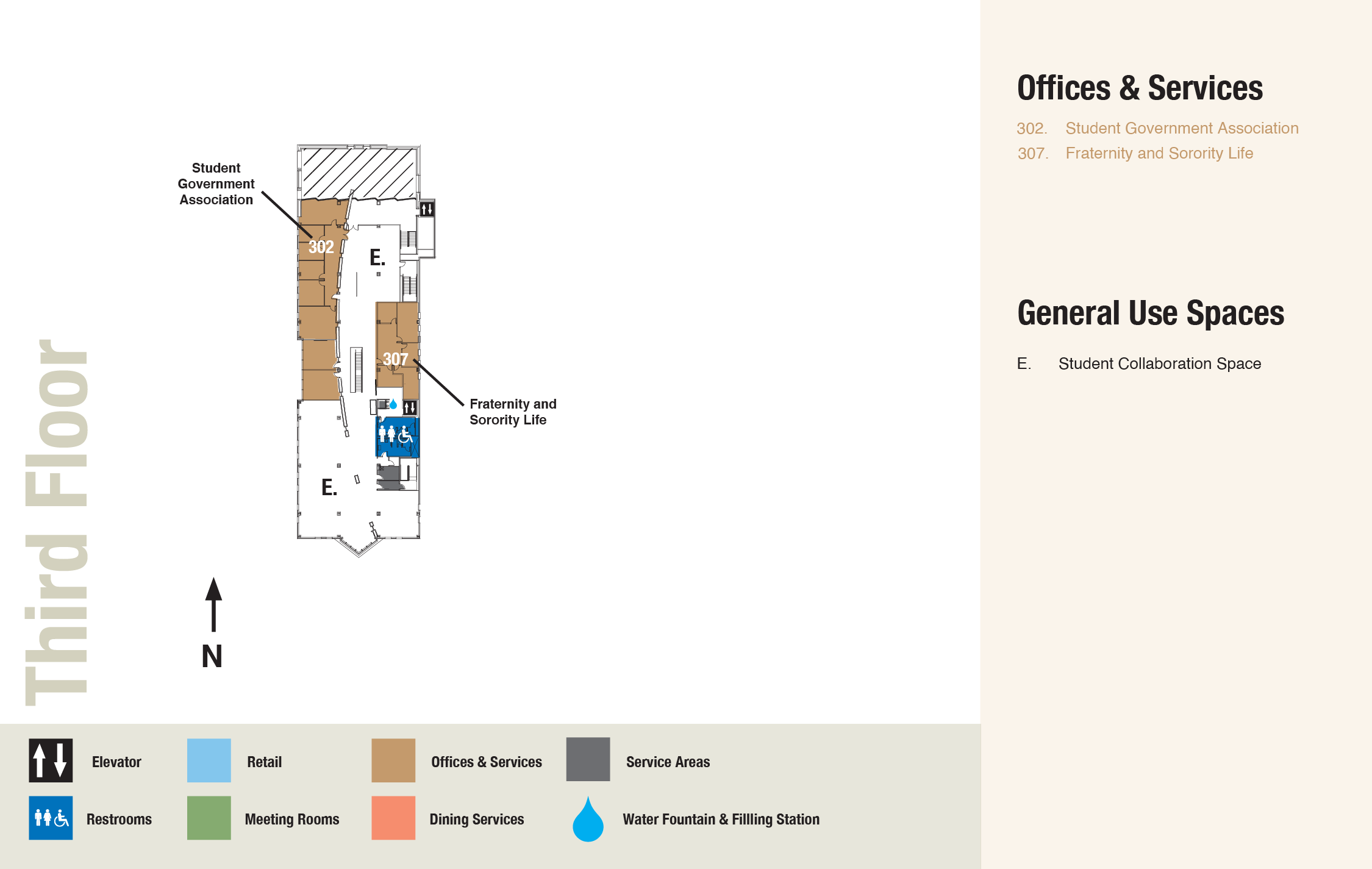 SUB Map | Student Union & Activities | TTU