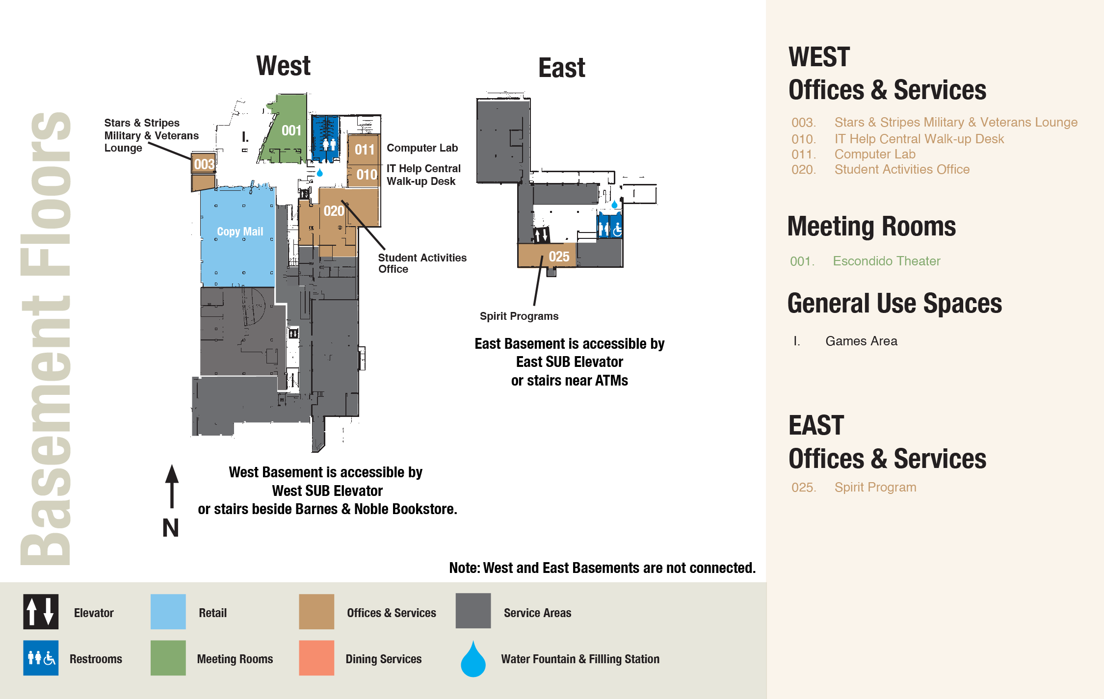 SUB Hours & Map | Student Union & Activities | TTU