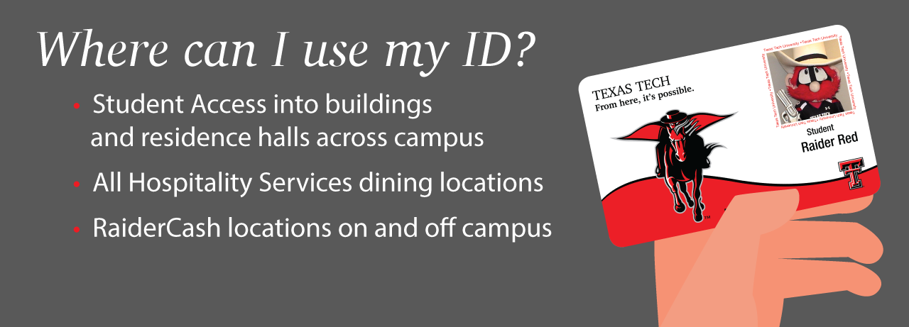 University ID/RaiderCard | University ID | TTU